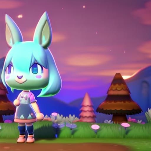 New Animal Crossing Villager! - AI Generated Artwork - NightCafe Creator
