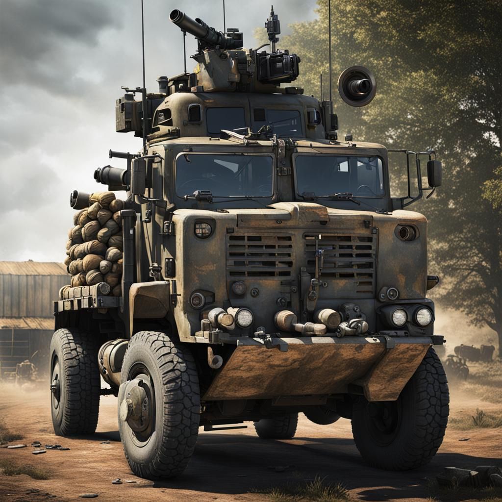 war rig - AI Generated Artwork - NightCafe Creator