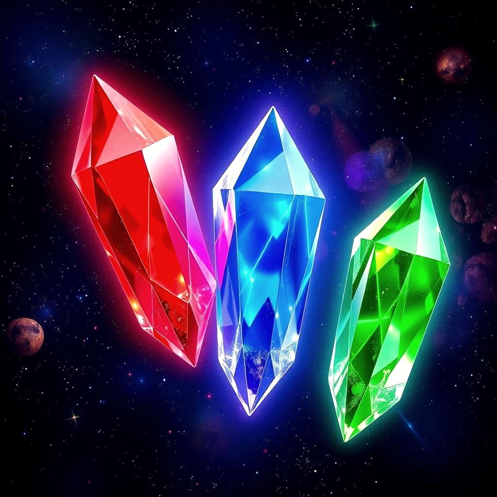 Prism color of Kiber Crystals used for making Lightsabers!