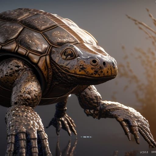 Swamp Turtle - AI Generated Artwork - NightCafe Creator