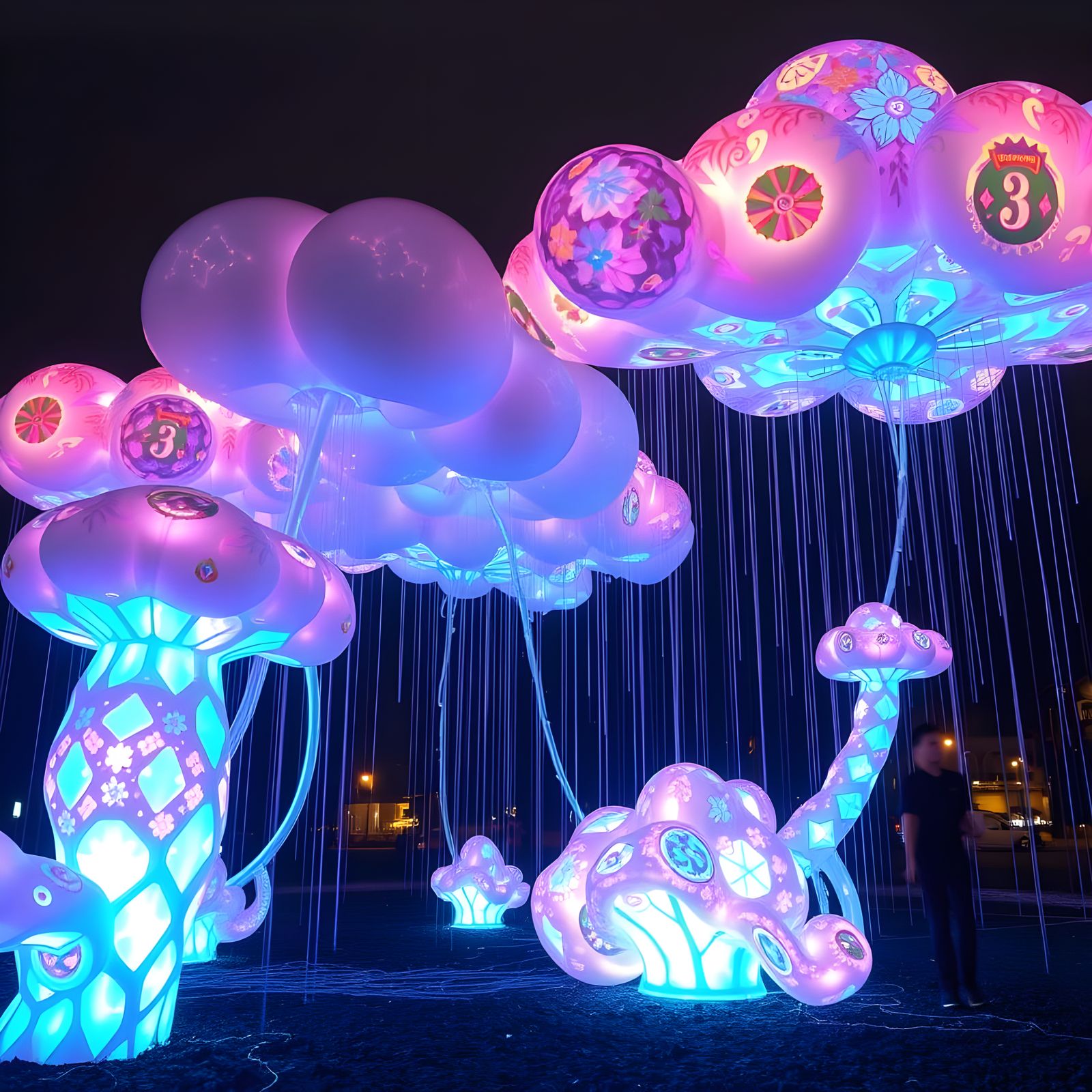 "Storm in Bandung" AI Art Installation.