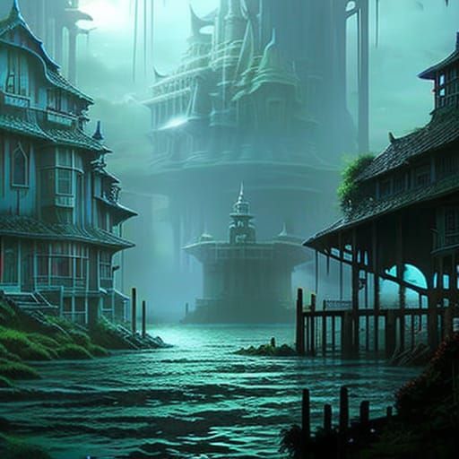 "Nothing Else Matters" epic eerie ghostly dark fantasy splash art matte ...