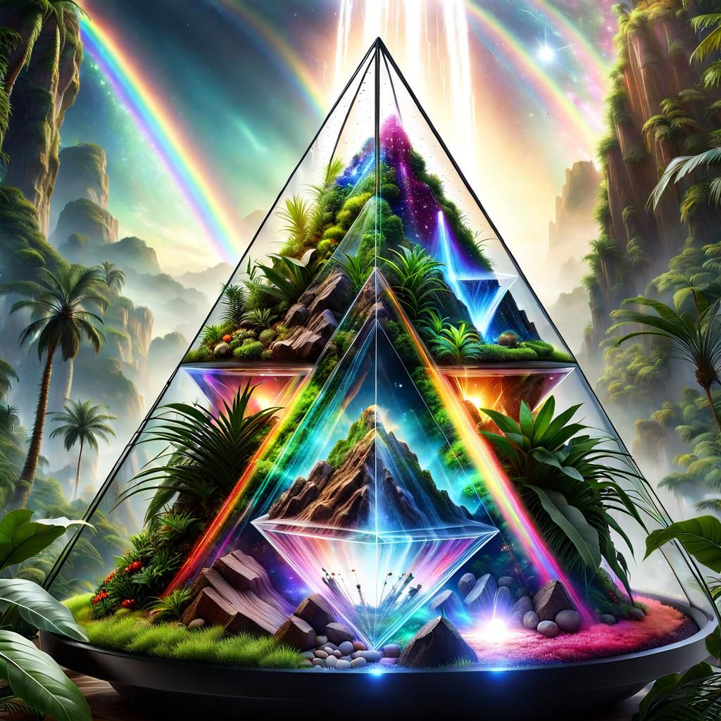 Terrarium Prism Garden