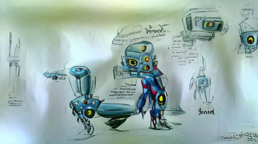 Concept drawing: superintelligent xenobot - AI Generated Artwork ...