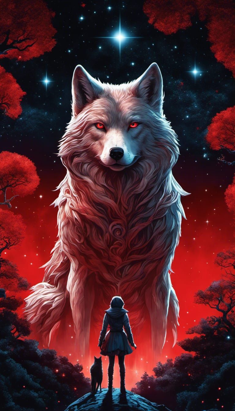 becoming little red - AI Generated Artwork - NightCafe Creator