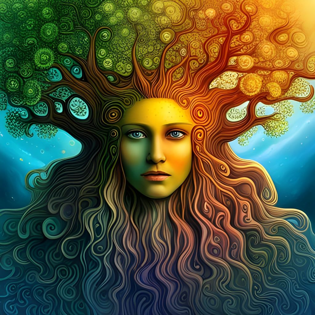 Tree Goddess - AI Generated Artwork - NightCafe Creator