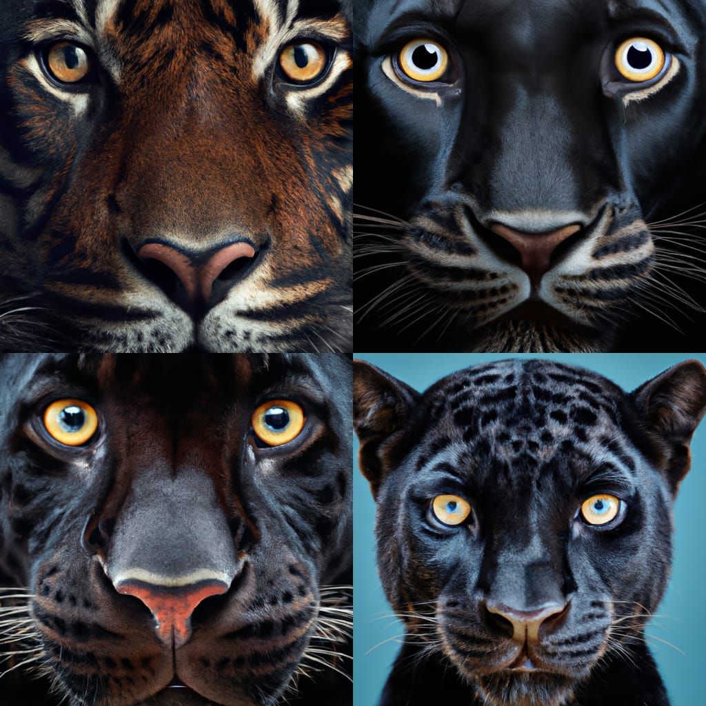 black leopard - AI Generated Artwork - NightCafe Creator