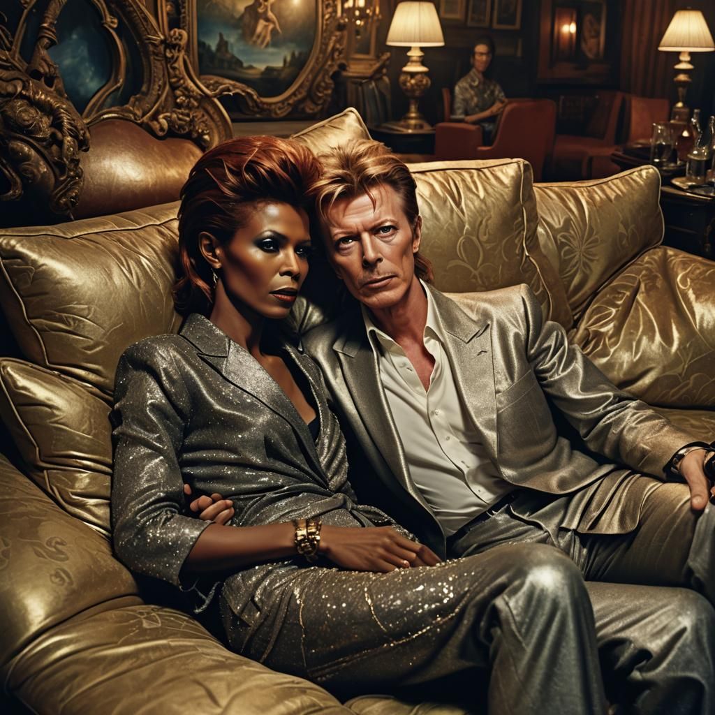 David and Iman - AI Generated Artwork - NightCafe Creator