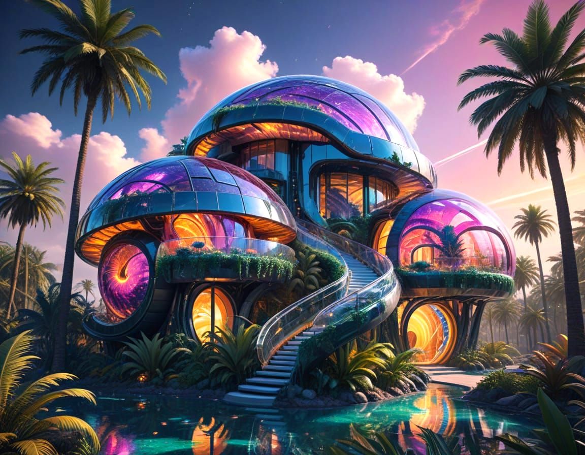 Solarpunk house - Solarpunk house