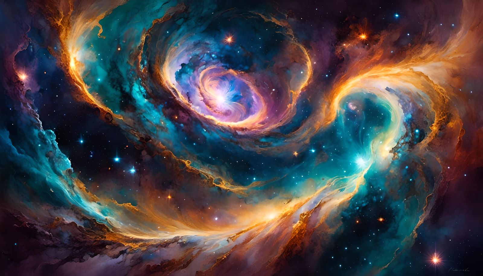 magic in space - AI Generated Artwork - NightCafe Creator