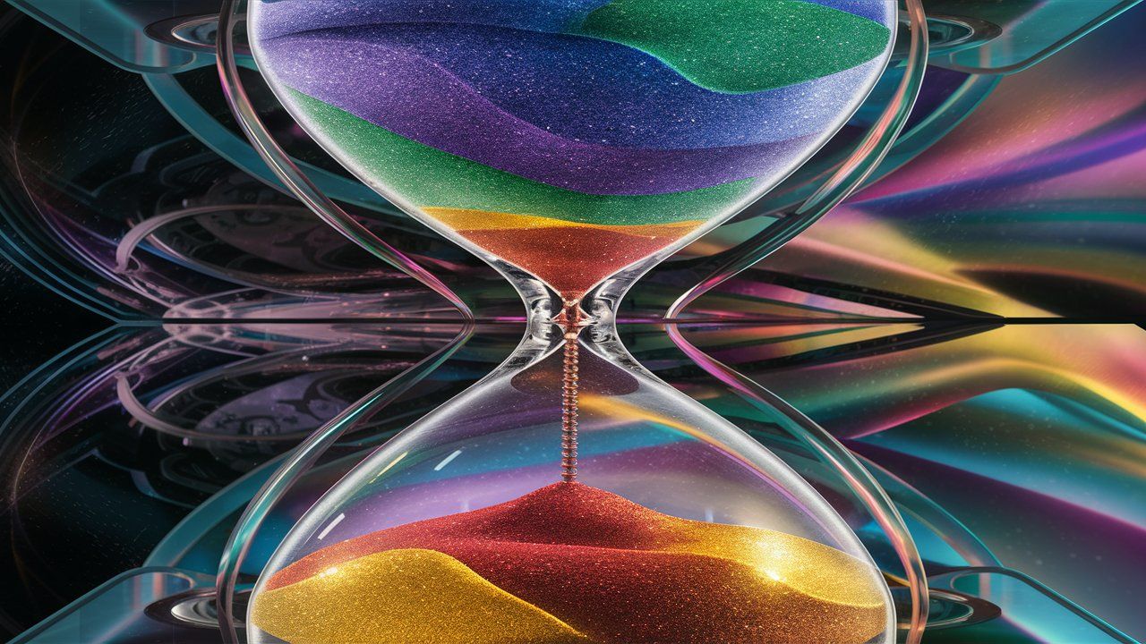 unique hourglass - AI Generated Artwork - NightCafe Creator