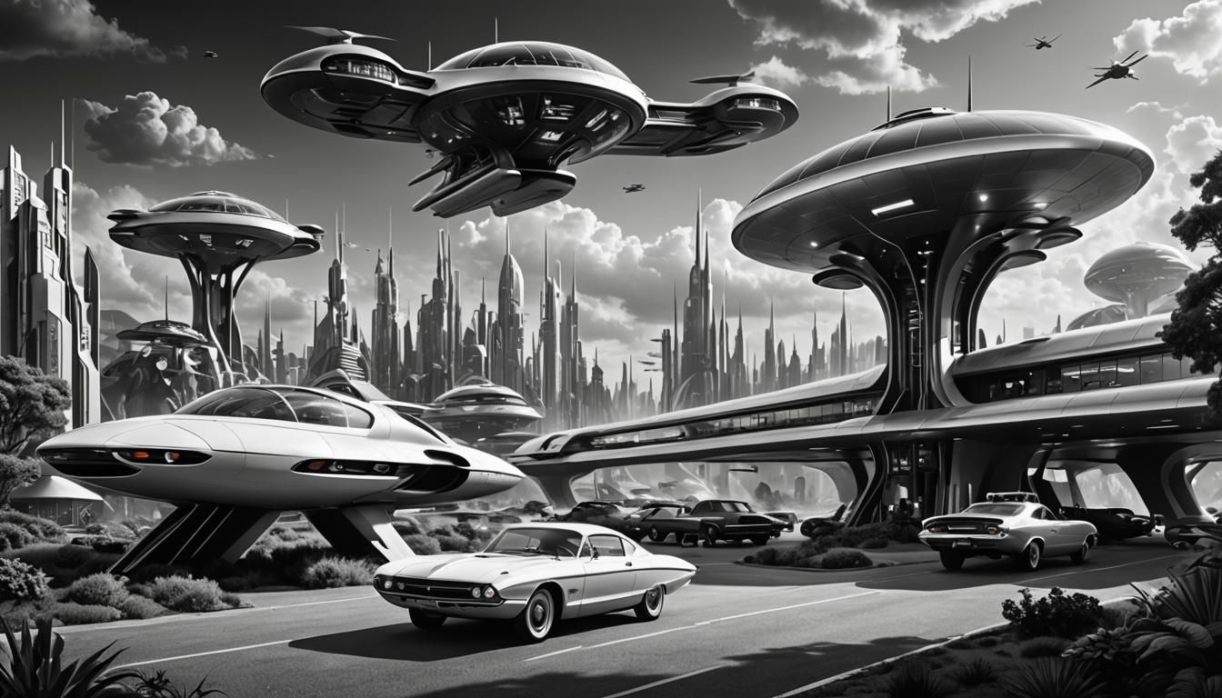 1960's Vision of the Future - AI Generated Artwork - NightCafe Creator