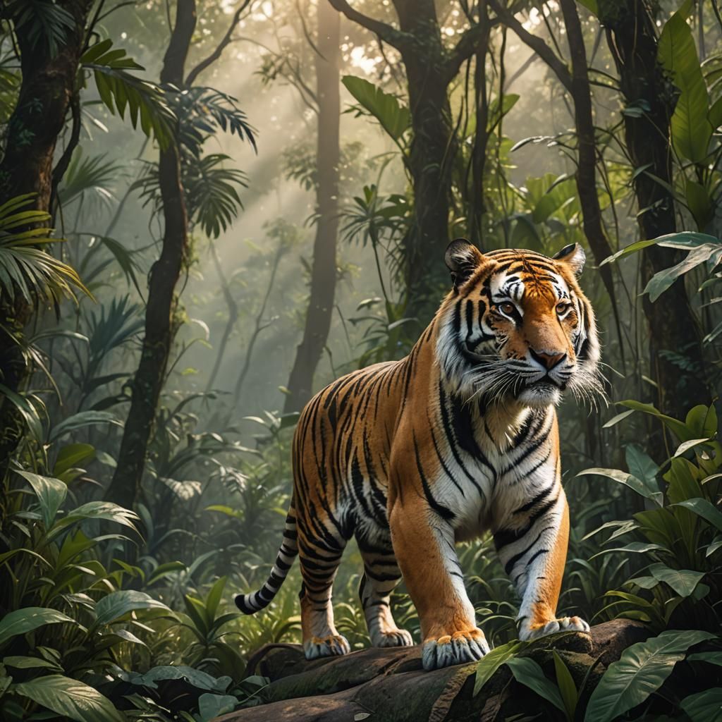 Tiger I - AI Generated Artwork - NightCafe Creator