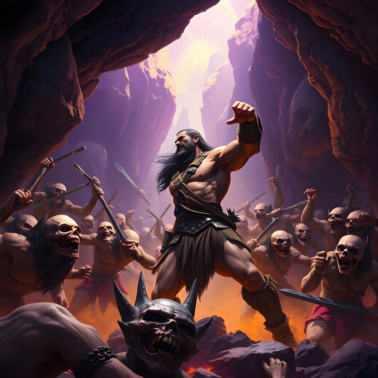 Army of the Dead - Mighty Barbarian Battles Undead Hordes in...