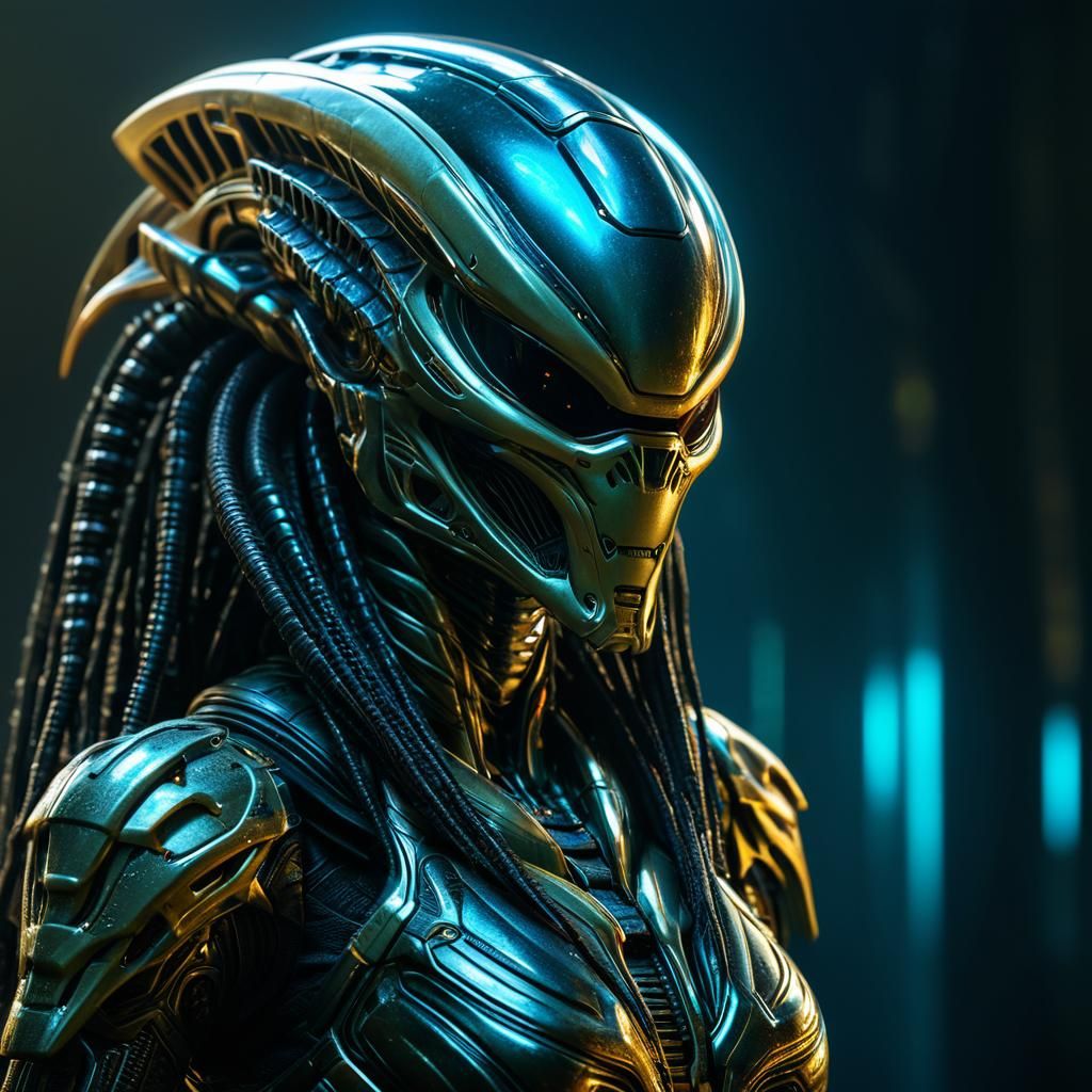 Alien Predator - AI Generated Artwork - NightCafe Creator