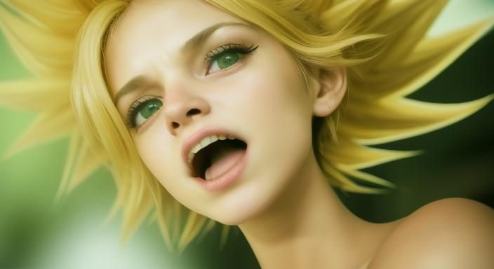 Realistic and Beautiful Super Saiyan caulifla - AI Generated Artwork ...