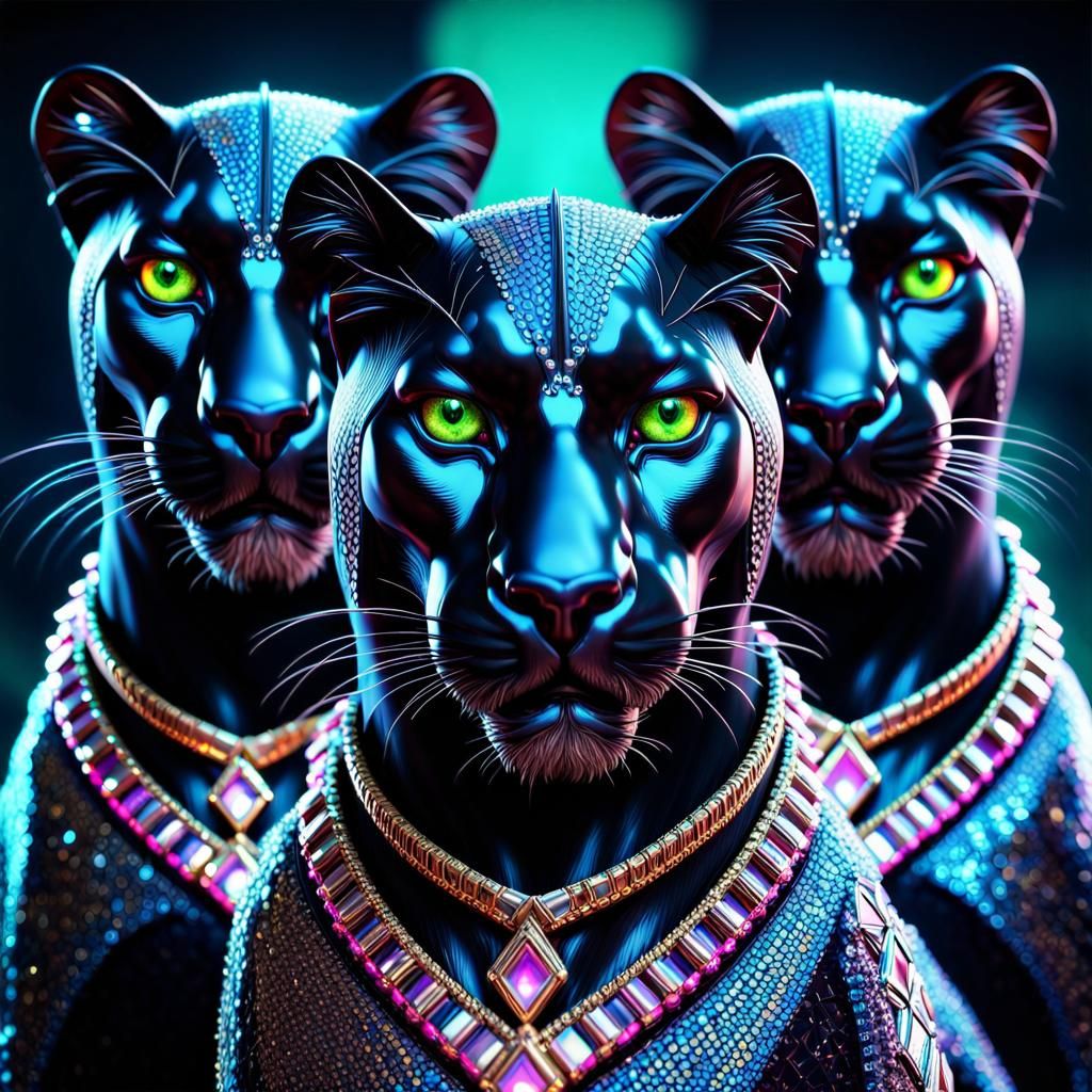 The 3 Musketeers... 🐺 - AI Generated Artwork - NightCafe Creator