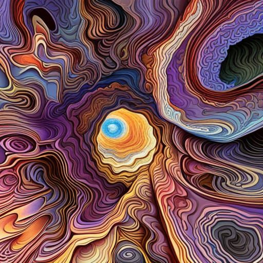 alternate pixilated dimensional vortex tearing through spae time, cell ...