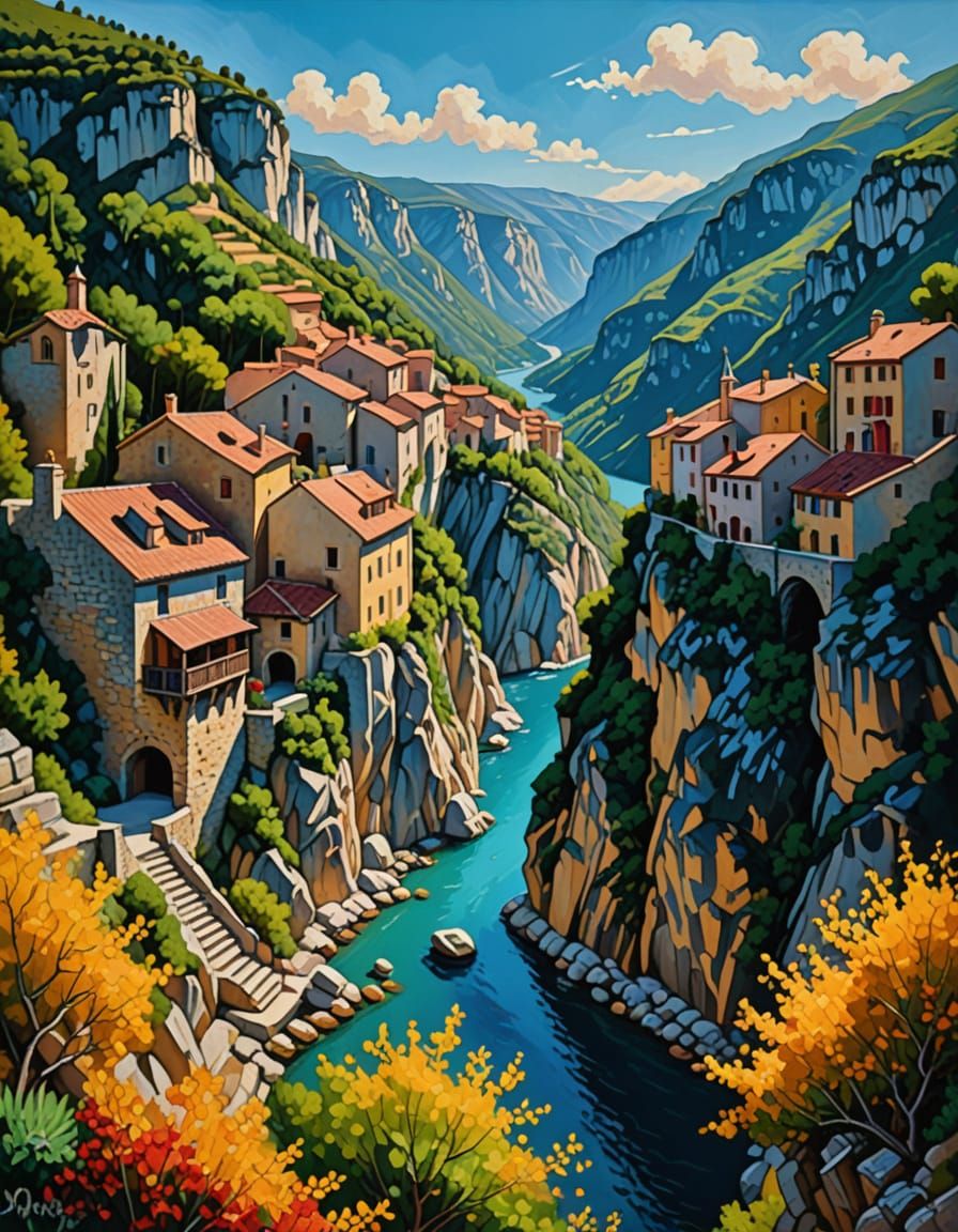 Tarnon Gorge - Medieval Masterpiece in the Tarn Gorge