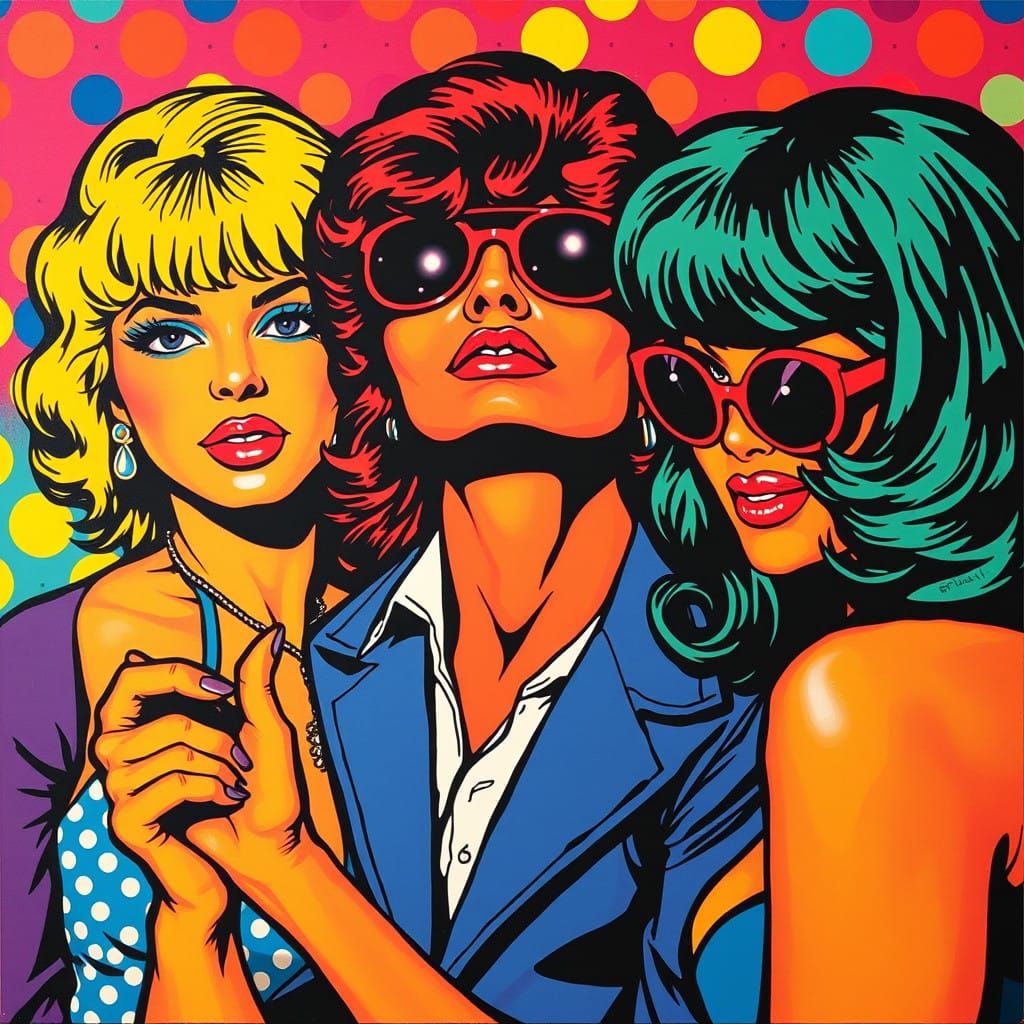 Pop art from the 70s - Pop art from the 70s