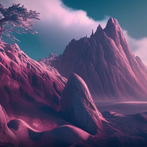 Mountain - AI Generated Artwork - NightCafe Creator