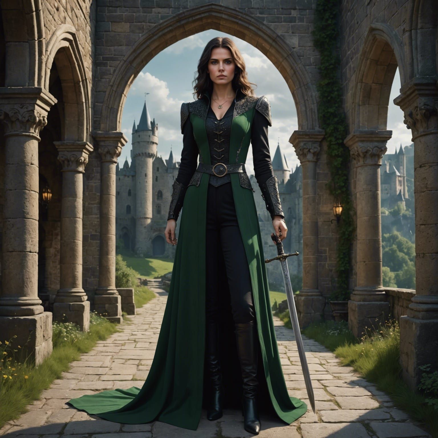 Izabeau - Main character of Castle of dreams - AI Generated Artwork ...