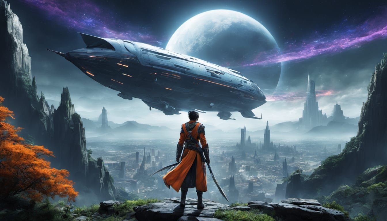 The Protagonist's Resolve! - Cyberpunk Samurai in Celestial ...