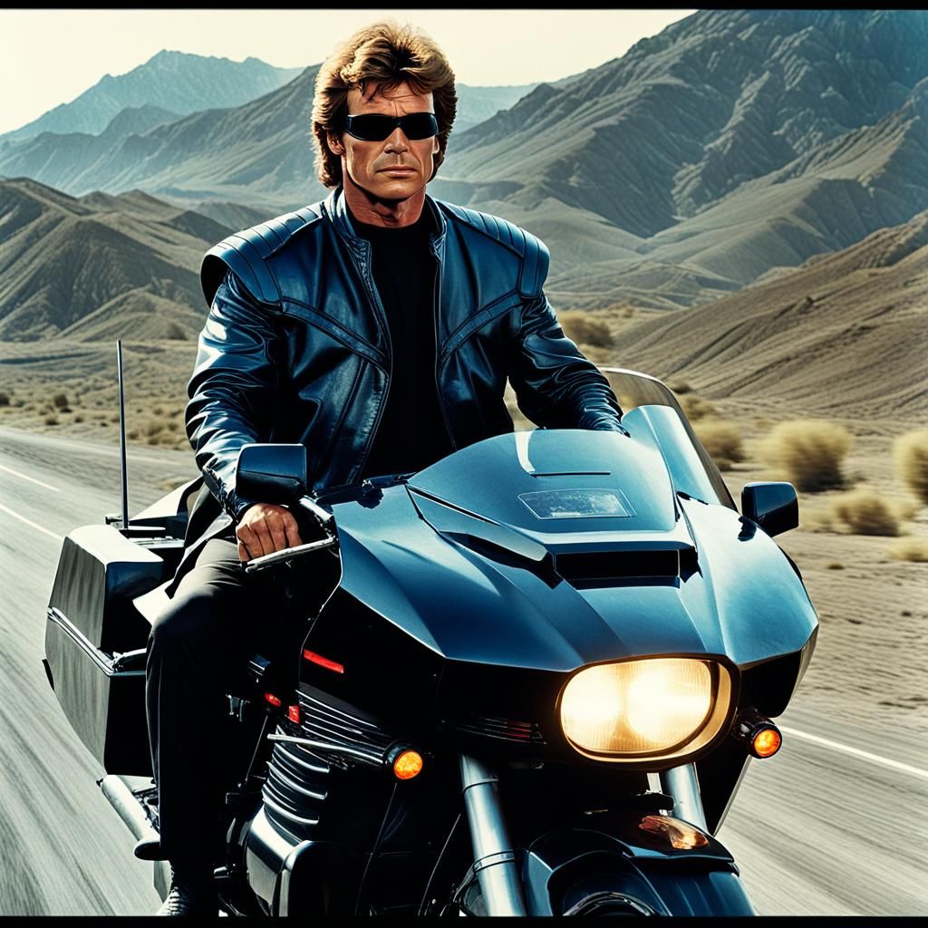 Knight Rider TV show - AI Generated Artwork - NightCafe Creator