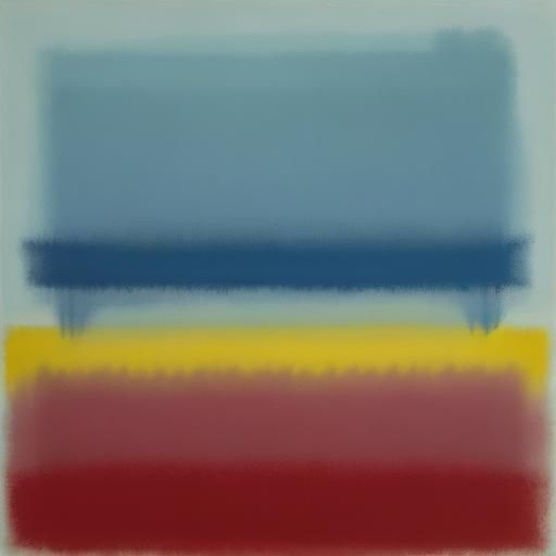 Mark Rothko #5 hazy colors oil s misty hues feeling sometimes heavily ...