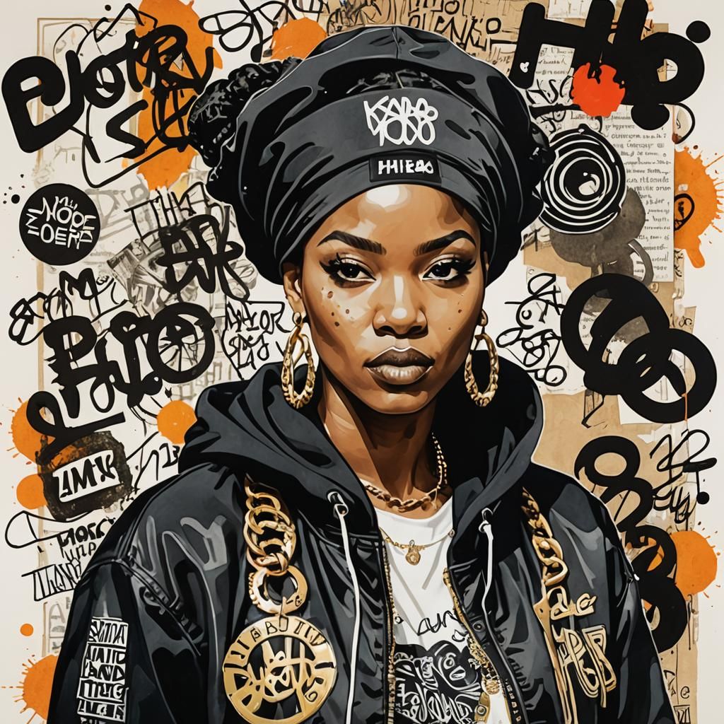 Hip Hop Portrait - AI Generated Artwork - NightCafe Creator