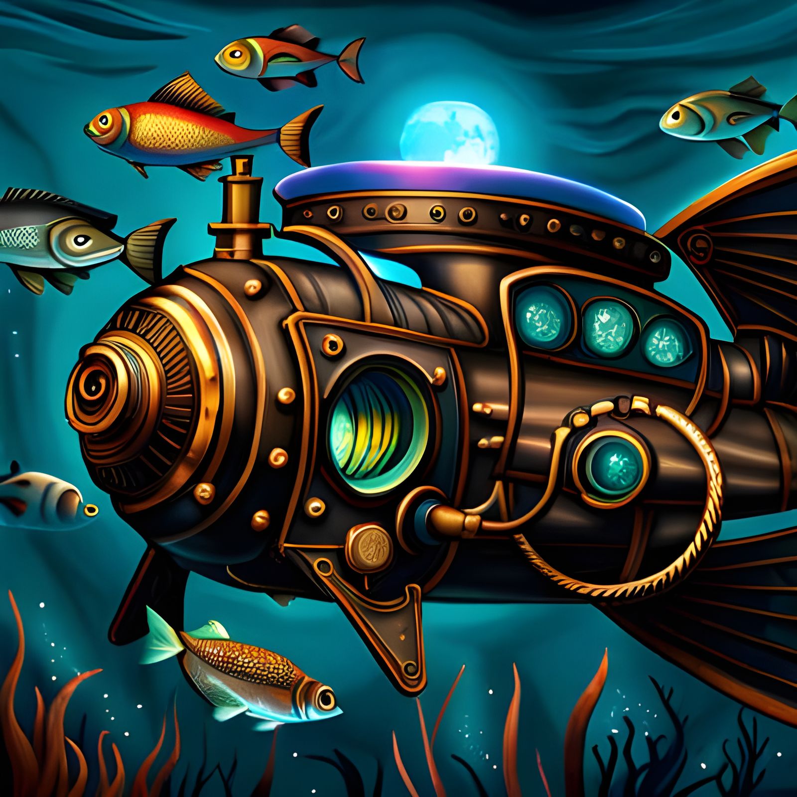 The SS Guppy - AI Generated Artwork - NightCafe Creator