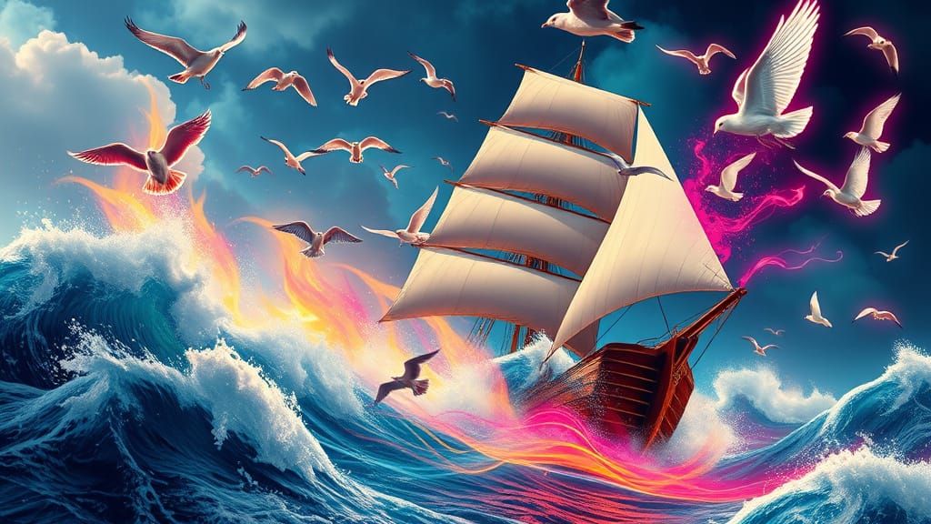 "Un velero" - "Un velero"