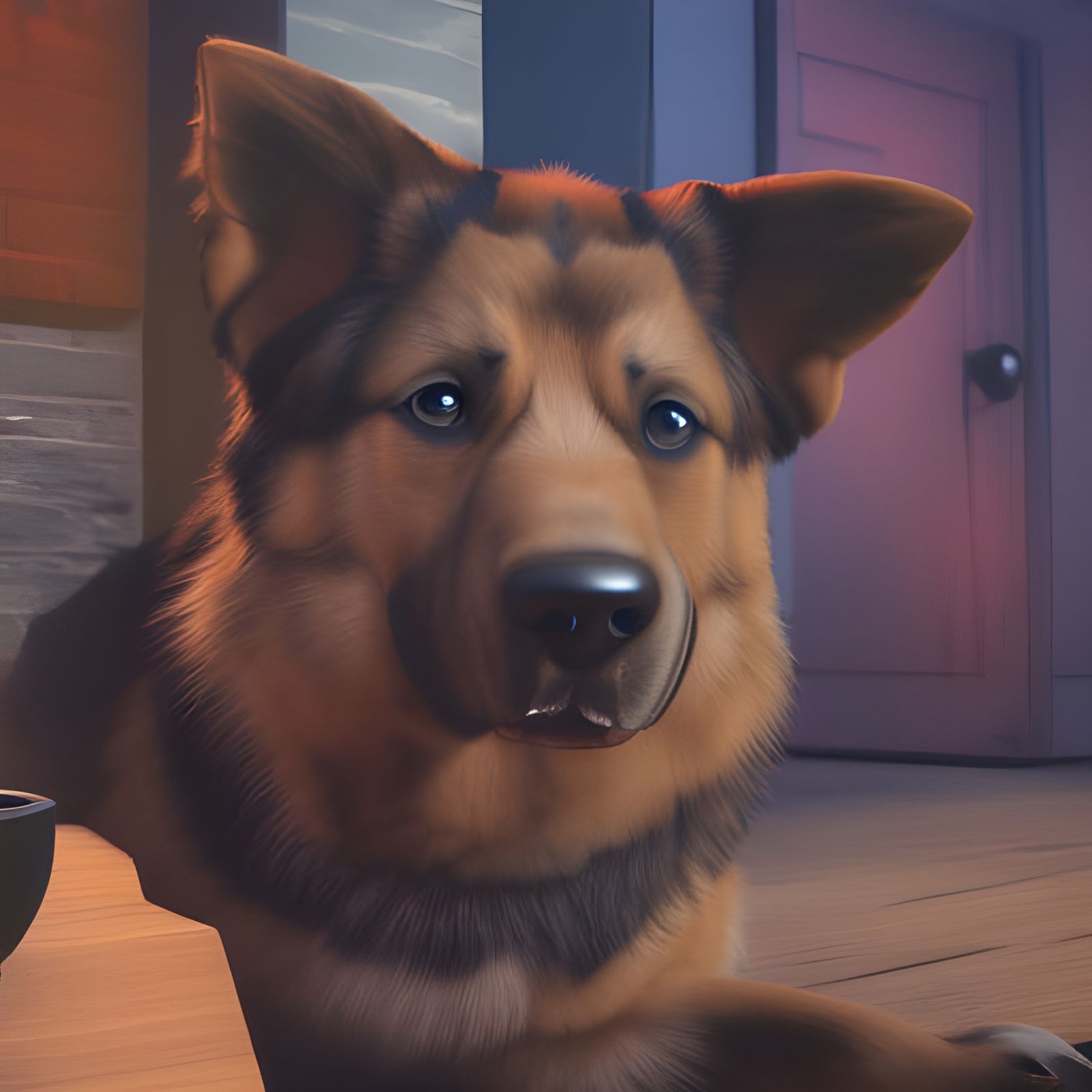 Alfred the Dog - AI Generated Artwork - NightCafe Creator