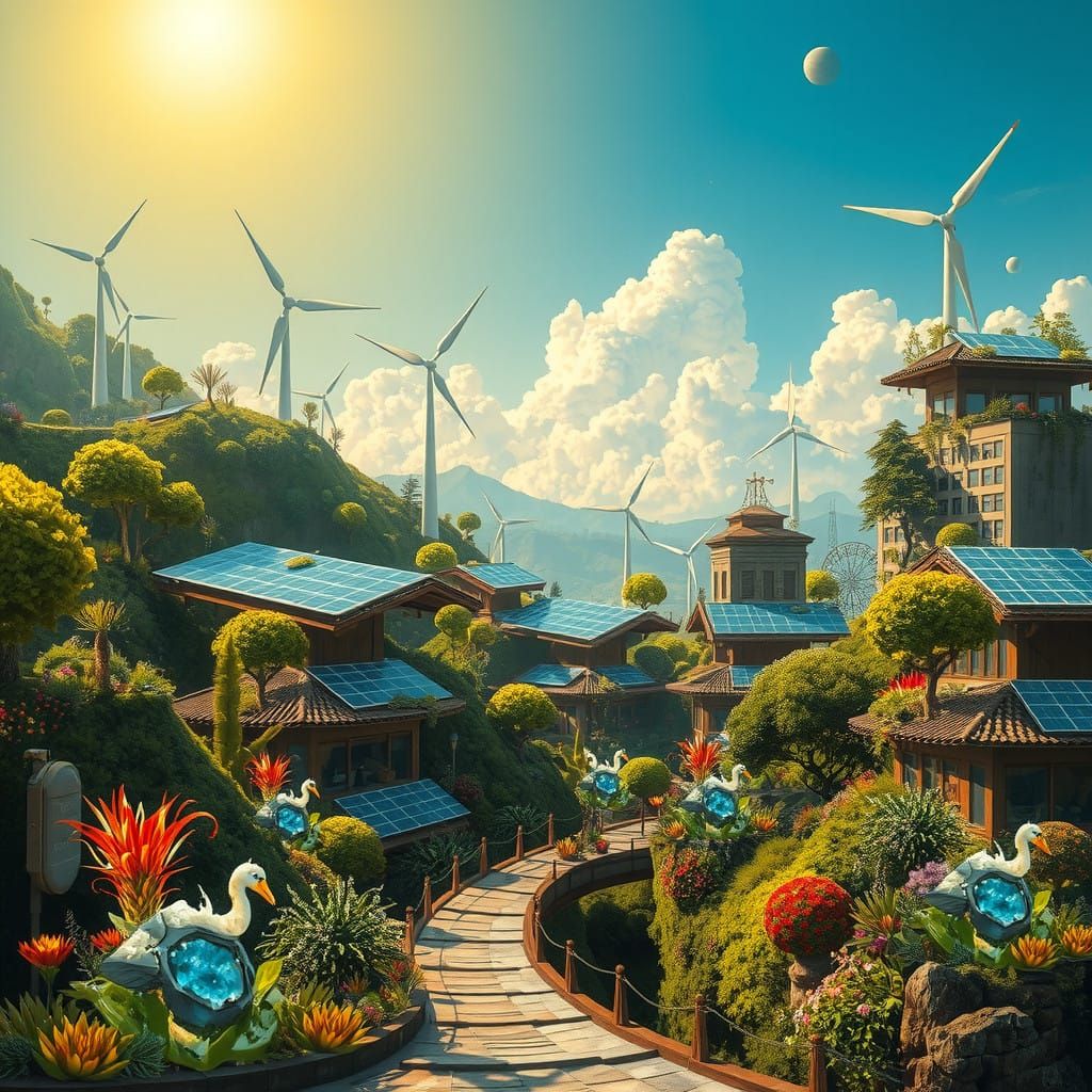 A Path to Solarpunk City - A Path to Solarpunk City