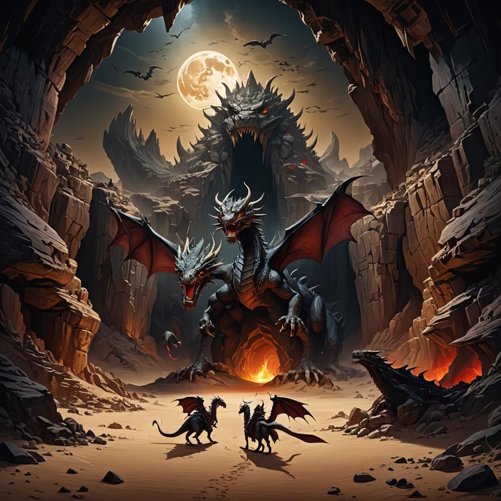 The dragons liar - AI Generated Artwork - NightCafe Creator