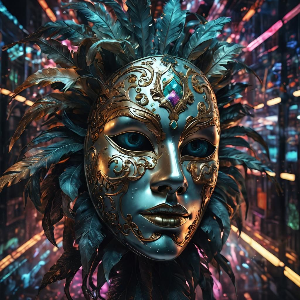 AI's Mask - AI Generated Artwork - NightCafe Creator