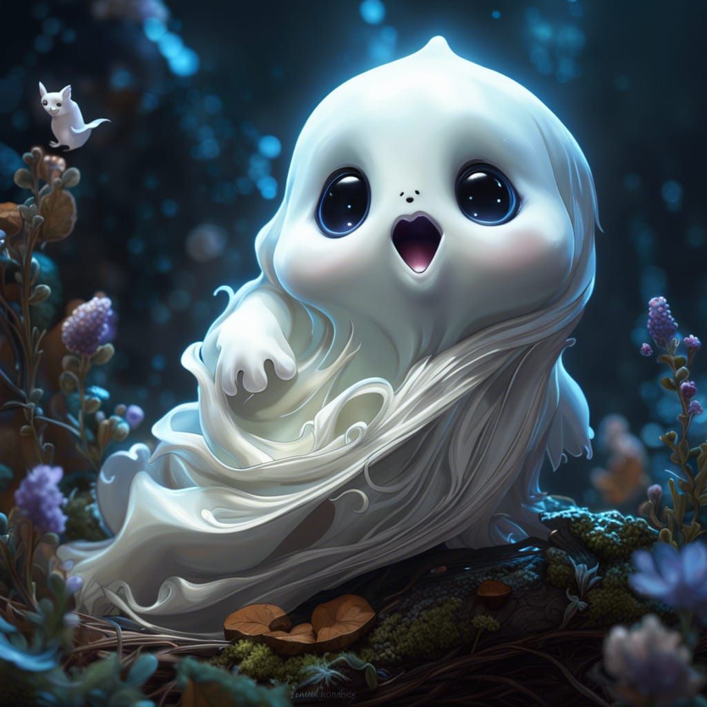 Little ghost - AI Generated Artwork - NightCafe Creator