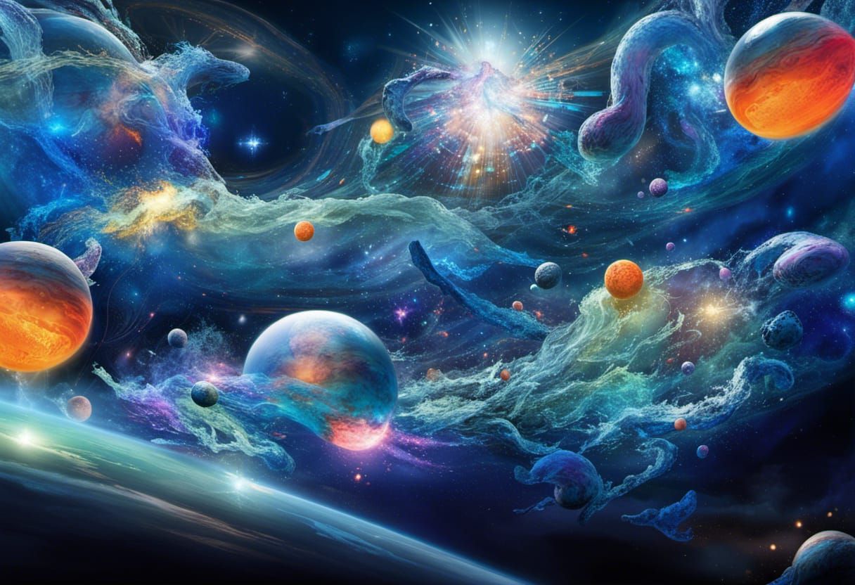 angel of the cosmos - AI Generated Artwork - NightCafe Creator