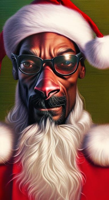 Snoop Dog Santa - AI Generated Artwork - NightCafe Creator