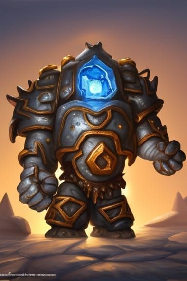 Iron Golem with bronze decorations - AI Generated Artwork - NightCafe ...