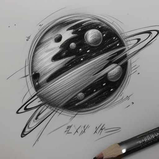 Ethereal Cosmic Drawing in Ghibli-Inspired Fluxus ... - AI Art