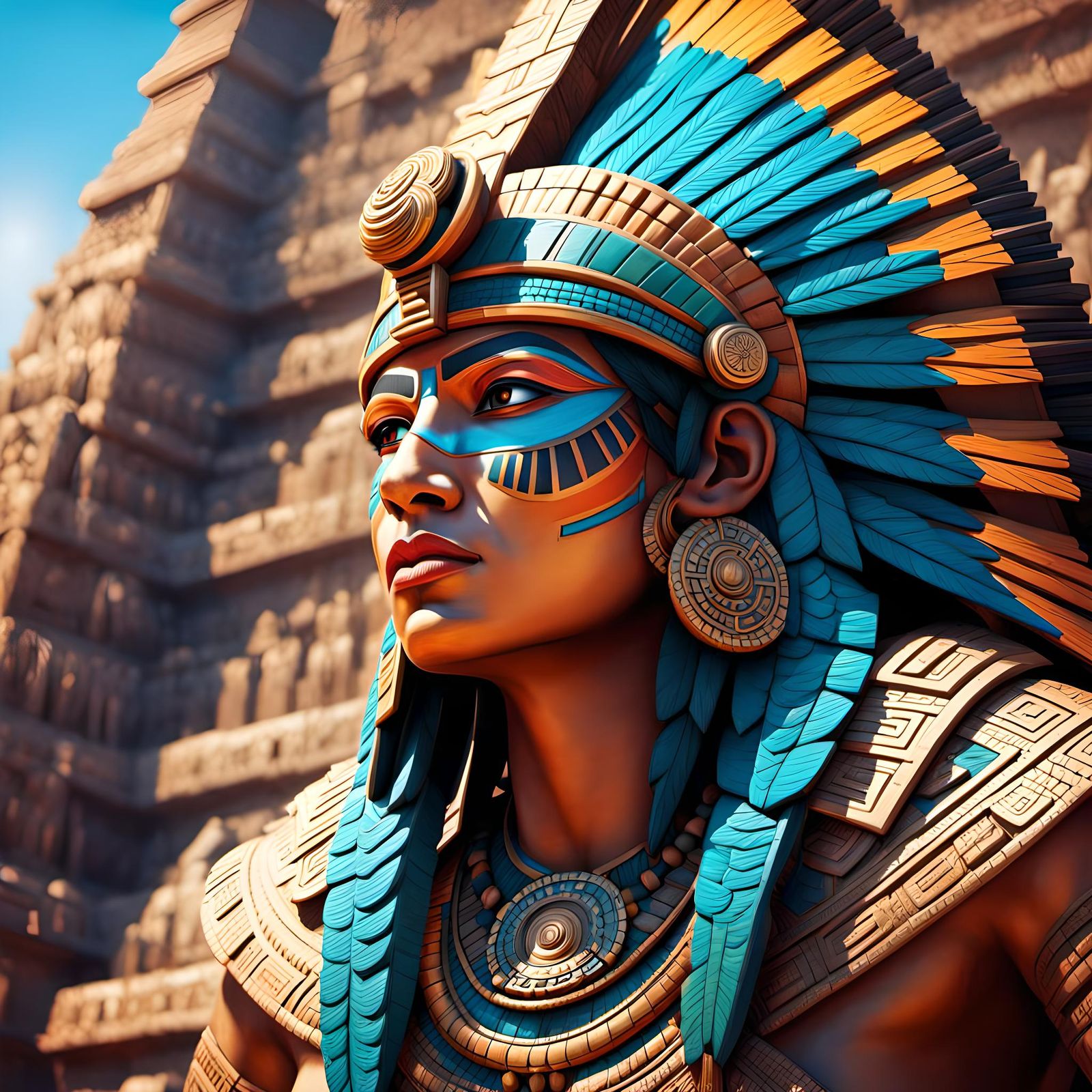 Ancient Aztec - AI Generated Artwork - NightCafe Creator