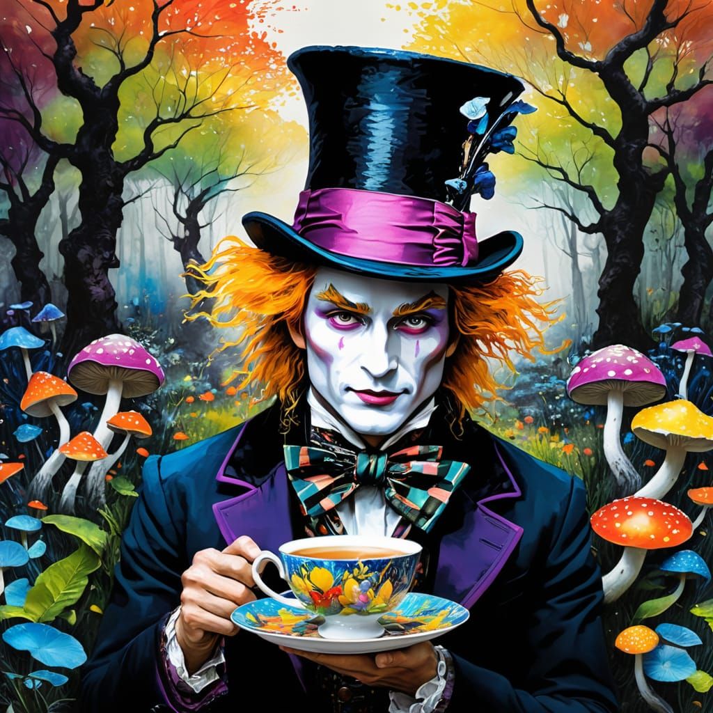 The Mad Hatter - AI Generated Artwork - NightCafe Creator