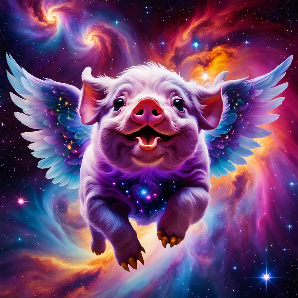 If Pigs Could Fly 6 - AI Generated Artwork - NightCafe Creator