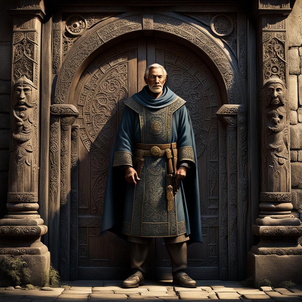 The Doorkeeper - AI Generated Artwork - NightCafe Creator