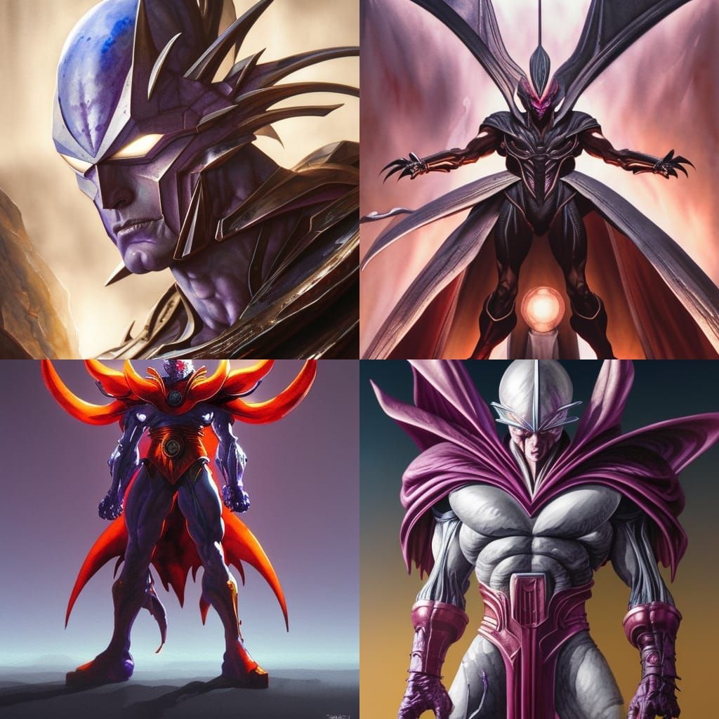 Psyker Dragoon Spawn Magneto Frieza portrait hyperdetailed artgerm ...