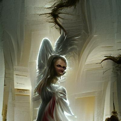 biblically accurate angel - AI Generated Artwork - NightCafe Creator