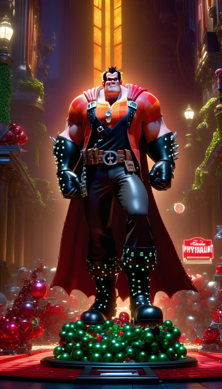 ((Wreck it Ralph)) as Spawn - AI Generated Artwork - NightCafe Creator