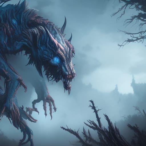 Skin Walker caught on camera - AI Generated Artwork - NightCafe Creator