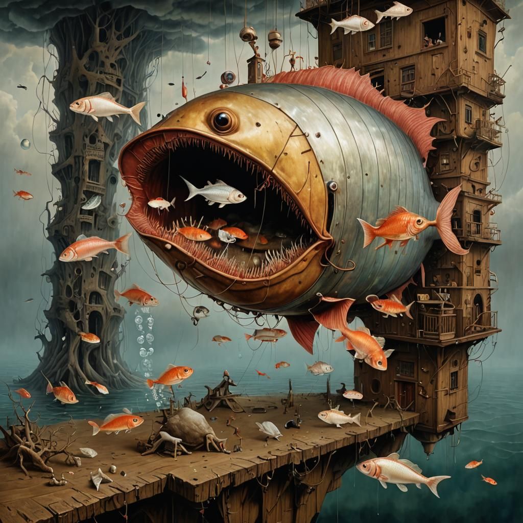 Eating Machine - AI Generated Artwork - NightCafe Creator